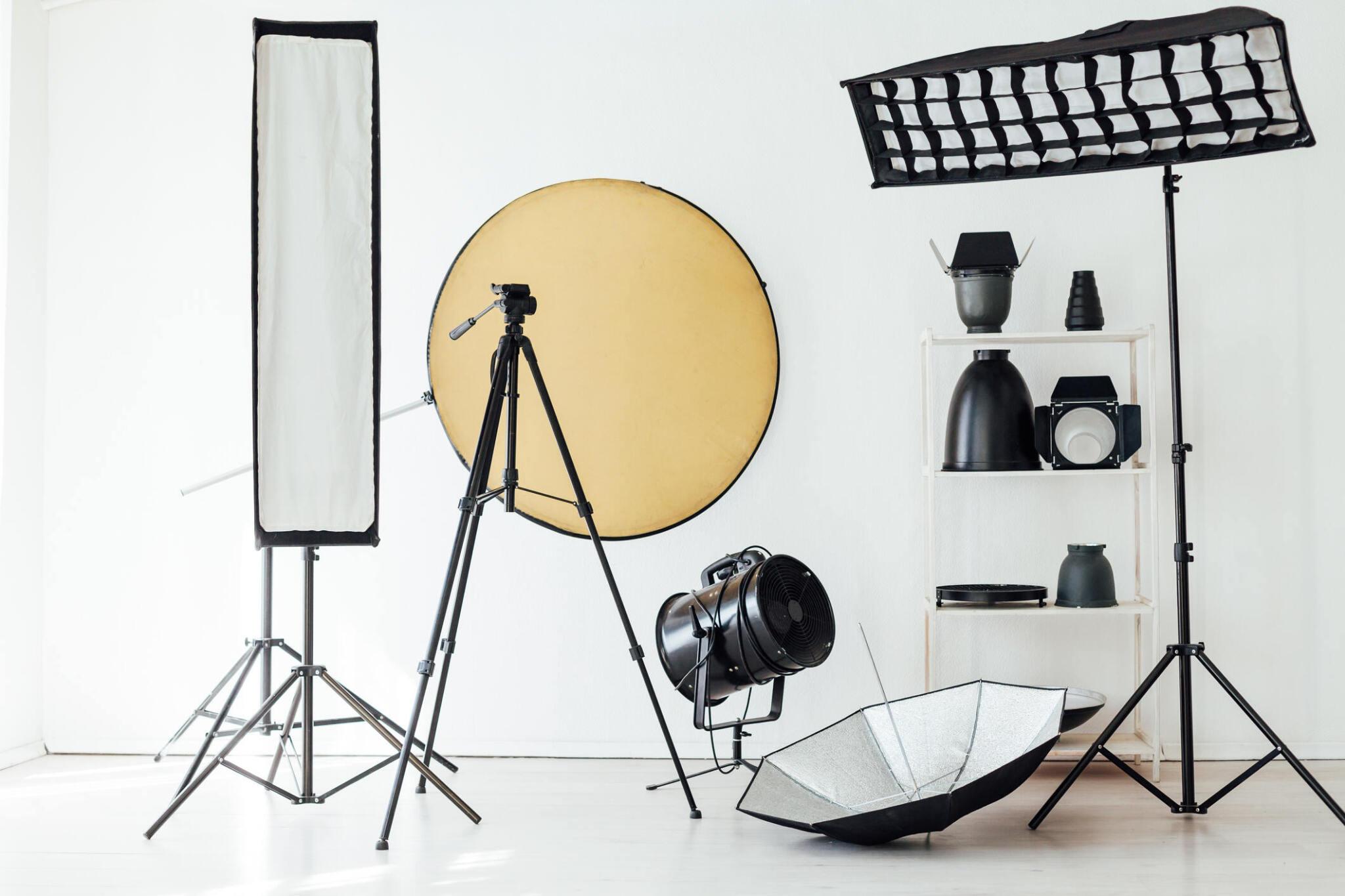 Studio lighting setups for portrait photography
